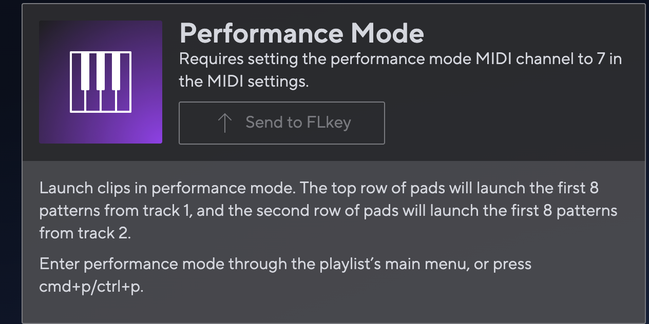Preset Custom Modes for FLkey – Novation
