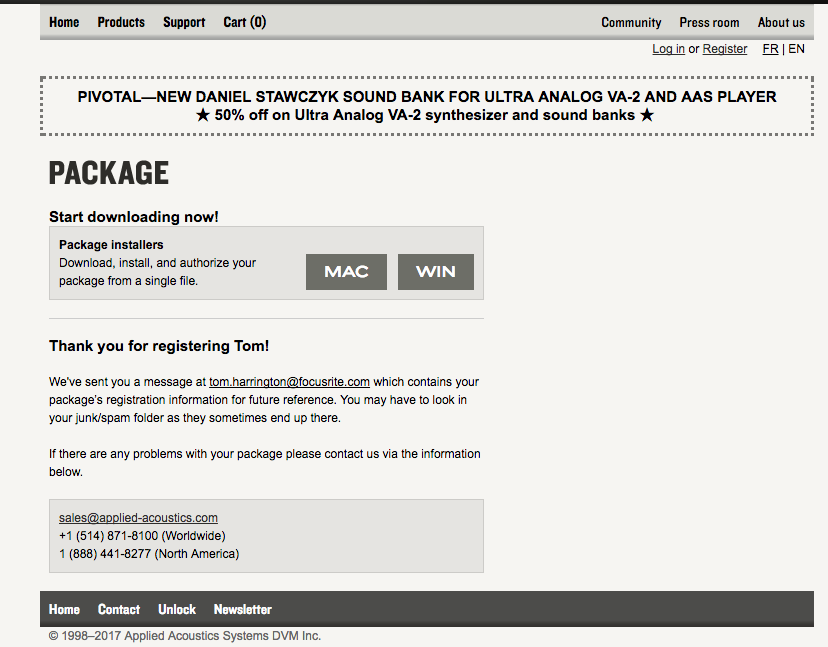How to redeem AAS Session Bundle – Novation