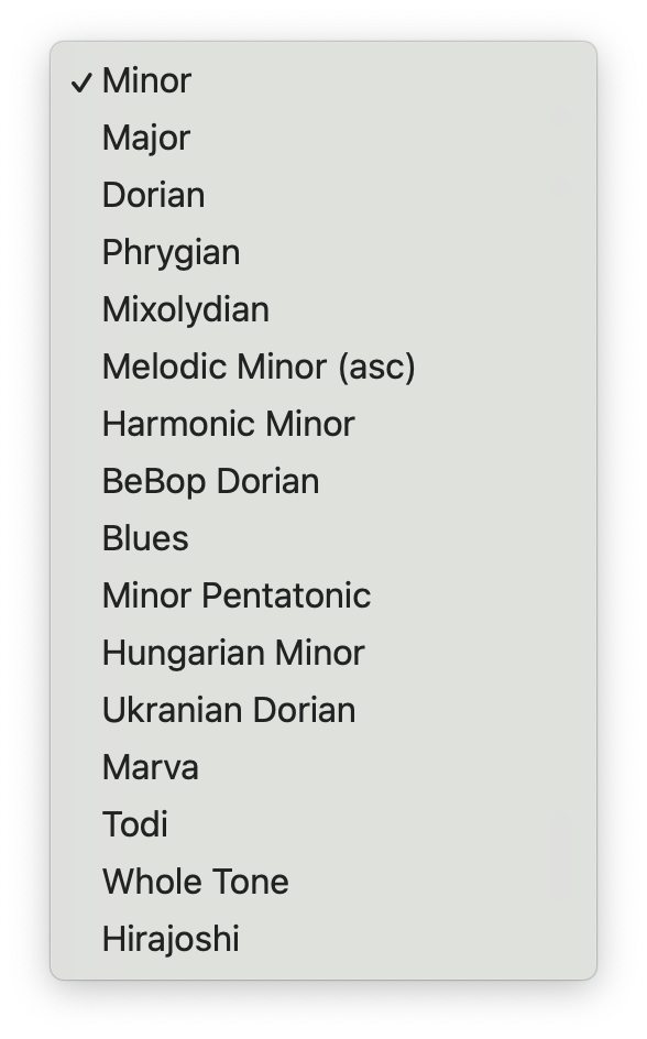 Launchpad X Scale Lists – Novation